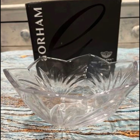 Gorham | Accents | New In Box Gorham Elena Small Crystal Bowl 85 In ...